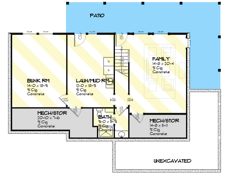 Plan 970004VC: Three or Four Bed Home Plan with Views from Three Sides