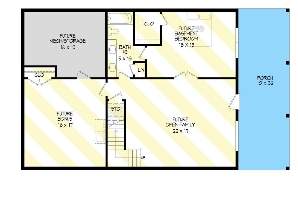 Plan 680109VR: Expanded 2-Story Mountain House Plan with 10'-Deep Side Deck