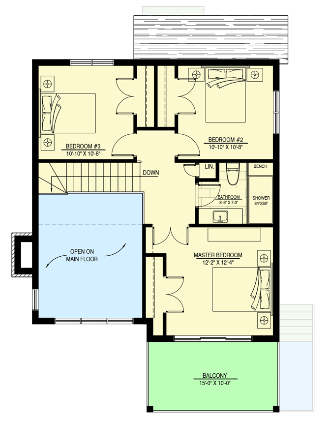Plan 90355PD: Country Lake House Plan with Stacked Rear Porches for ...