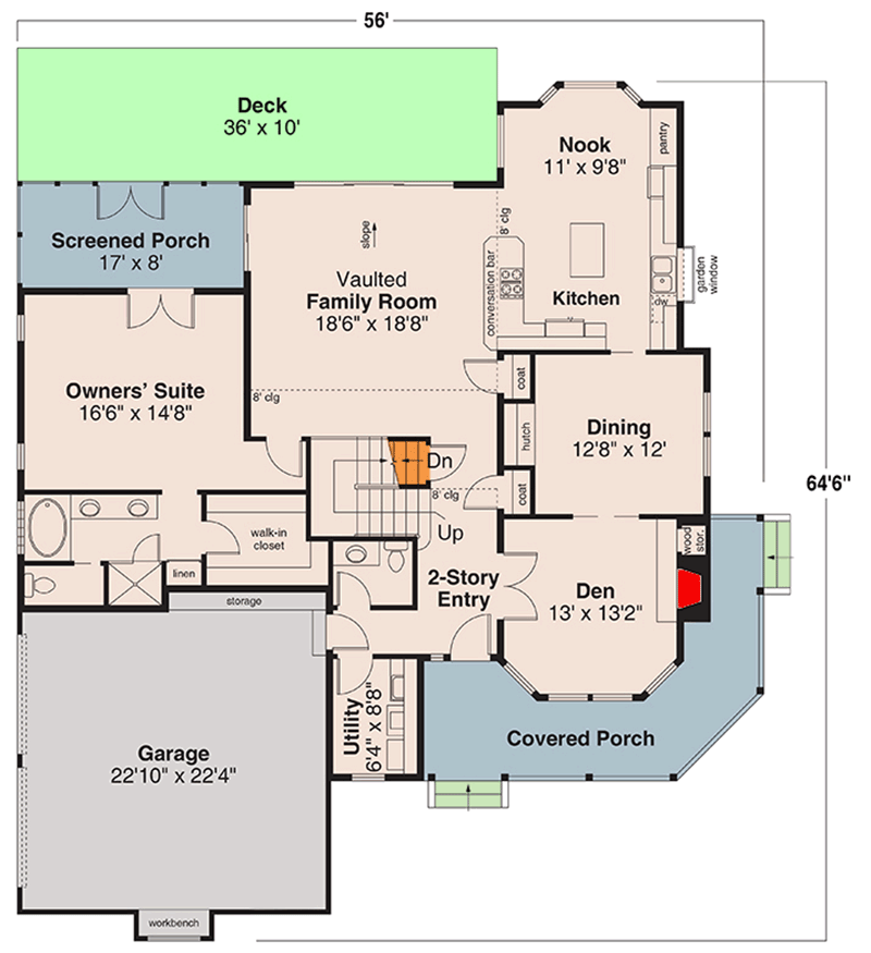 Plan 720138DA: Timeless Farmhouse House Plan with Wrap-Around Porch and ...