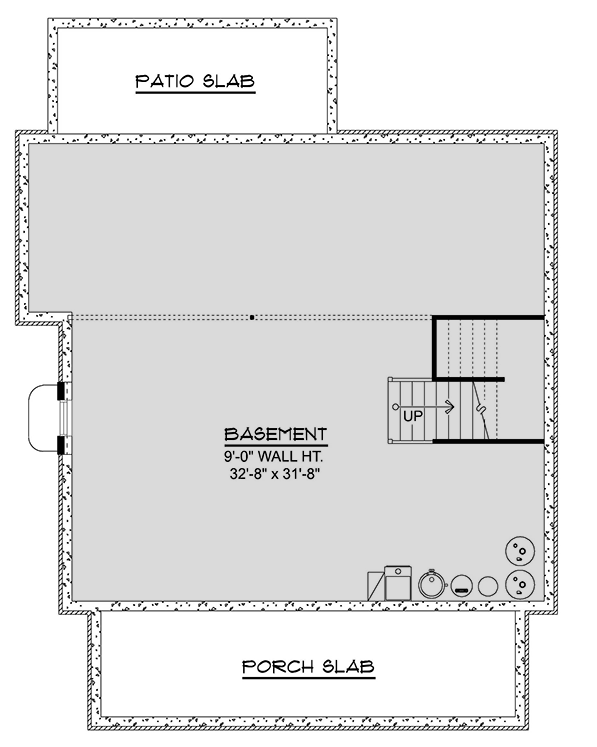 Plan 135379GRA: 4-Bedroom House Plan with Covered Porch and Upstairs Master