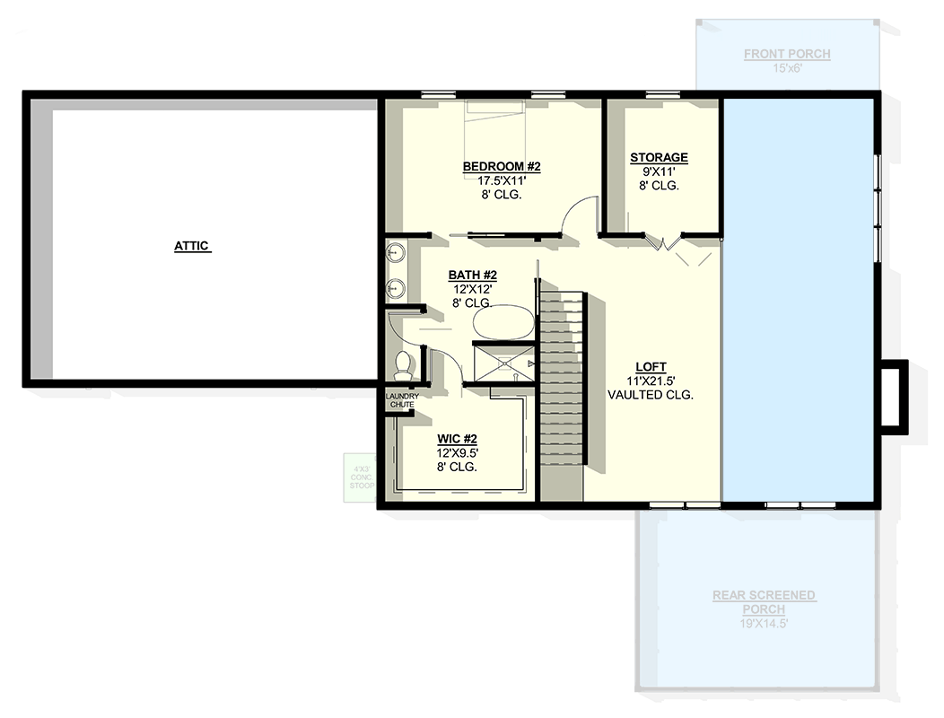 Plan 405036FDC: Modern Farmhouse Plan with Vaulted Living and Main ...