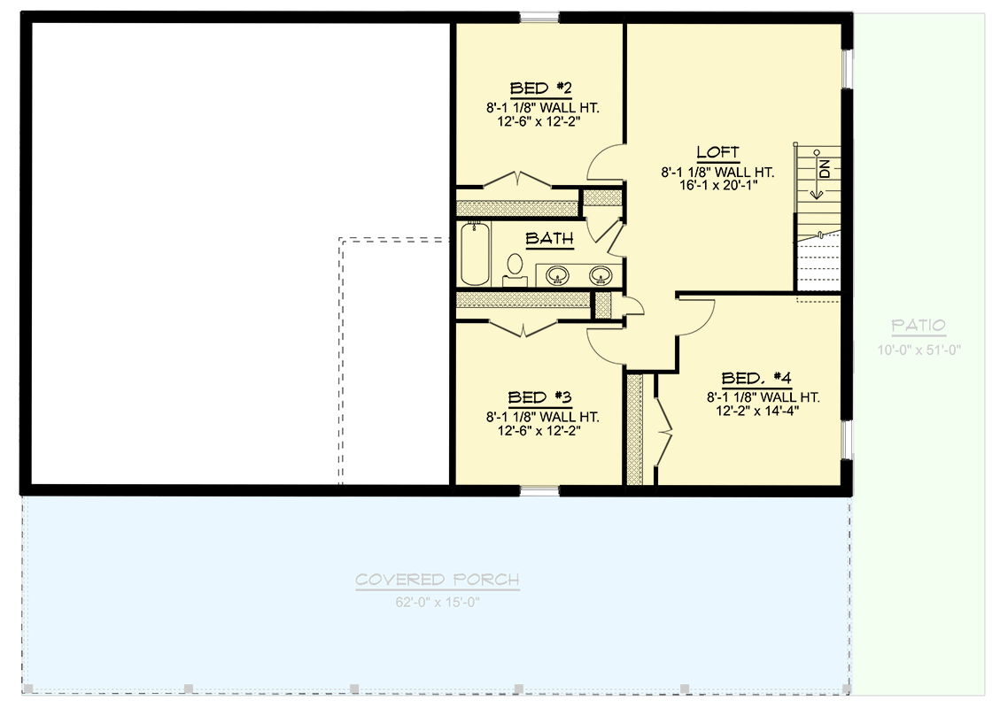 Plan 135391GRA: Modern Barndominium House Plan with Main Level Master ...