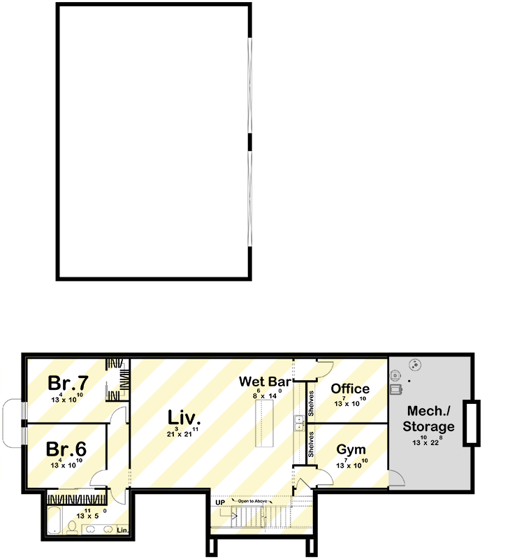 Plan 623569DJ: Contemporary Barndominium House Plan with 5 Beds, Two ...