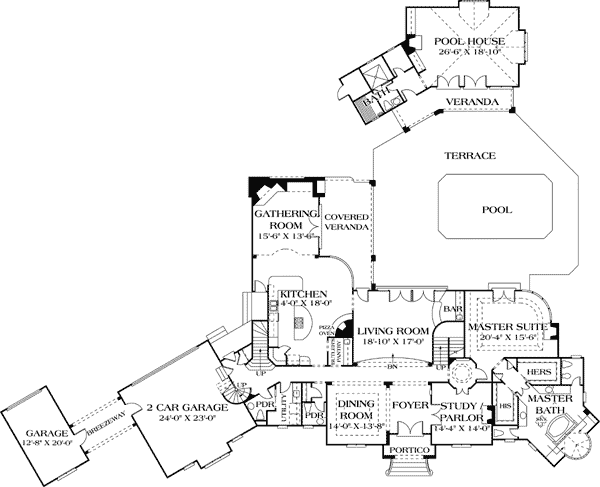 Luxury Personified - 17533LV | Architectural Designs - House Plans