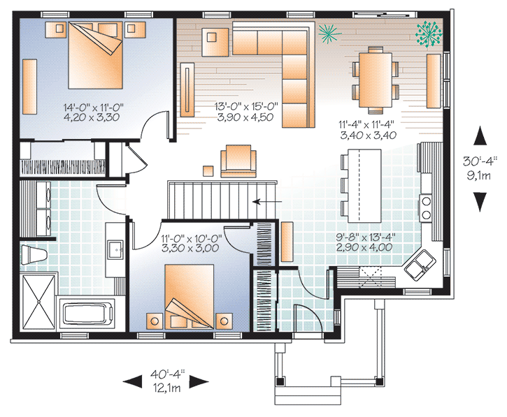 One-Story House Plan with Open Layout - 22377DR | Architectural Designs ...