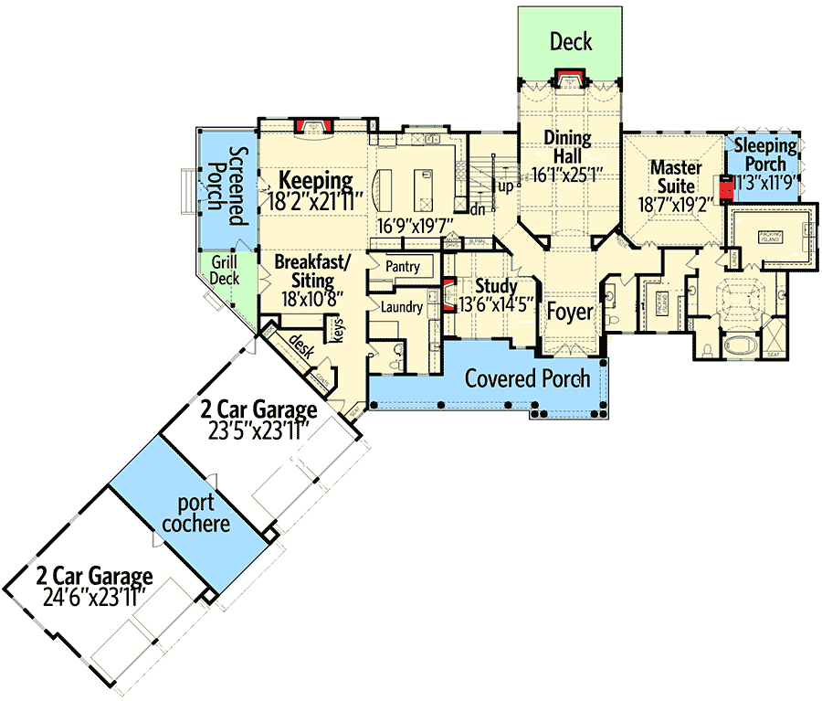 Elegance Personified - 25607GE | Architectural Designs - House Plans