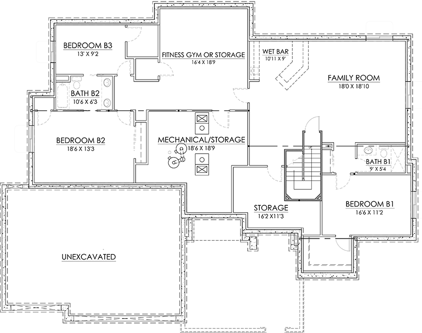 One House Plan - Your Choice of Exteriors - 64445SC | Architectural ...