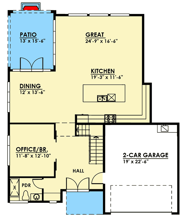 Modern Living with Third Floor Rec Room and Balcony - 666001RAF ...