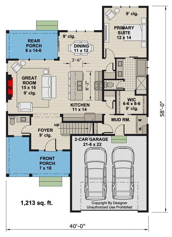 Plan 140007RK: Charming Two-Story Home Plan with Loft and Main Floor ...