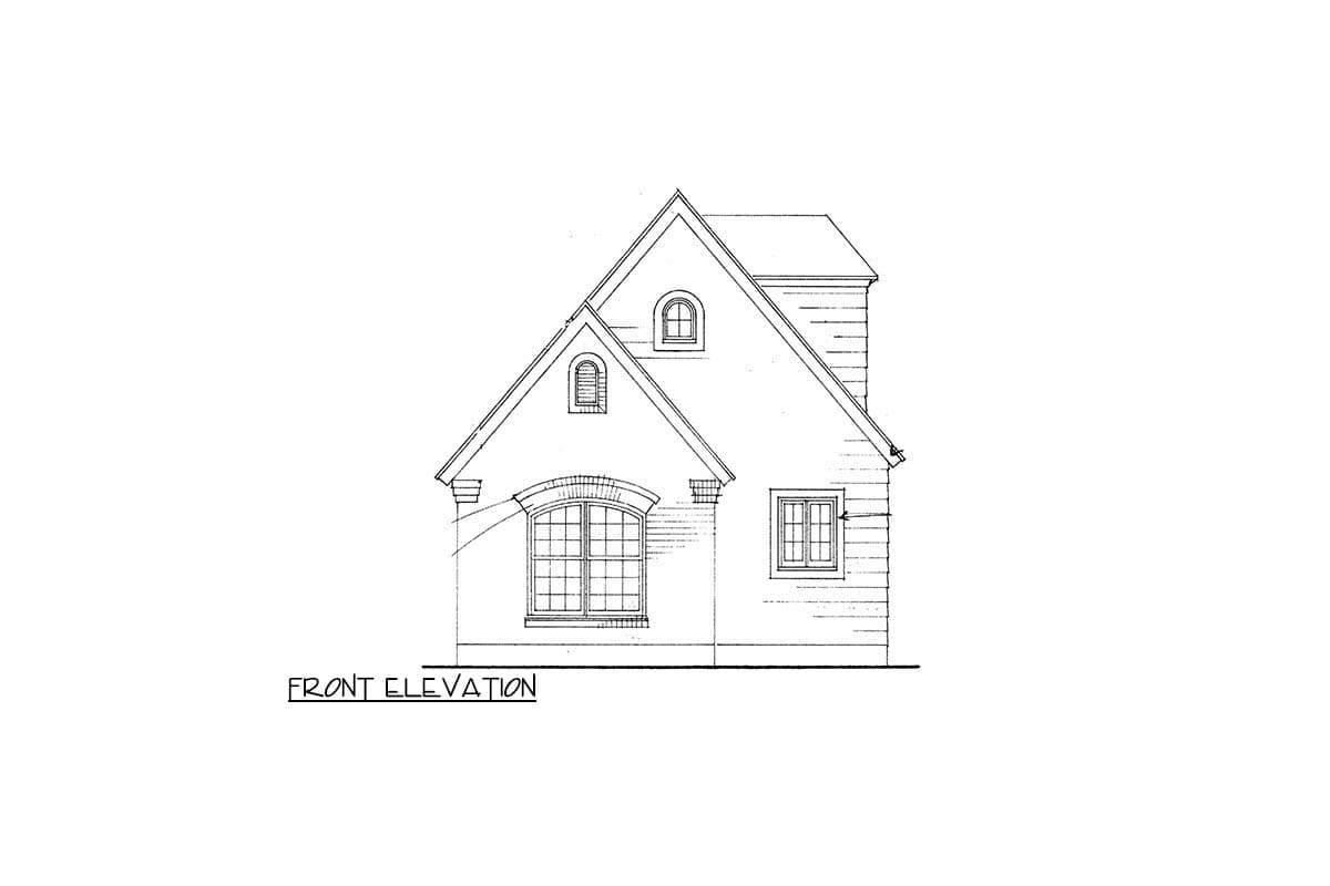 Plan 19212GT: Estate Guest Cottage