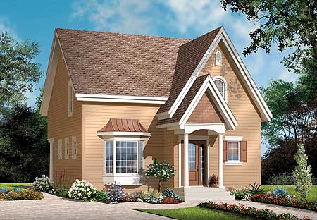 Plan 21734DR: Compact Traditional House Plan