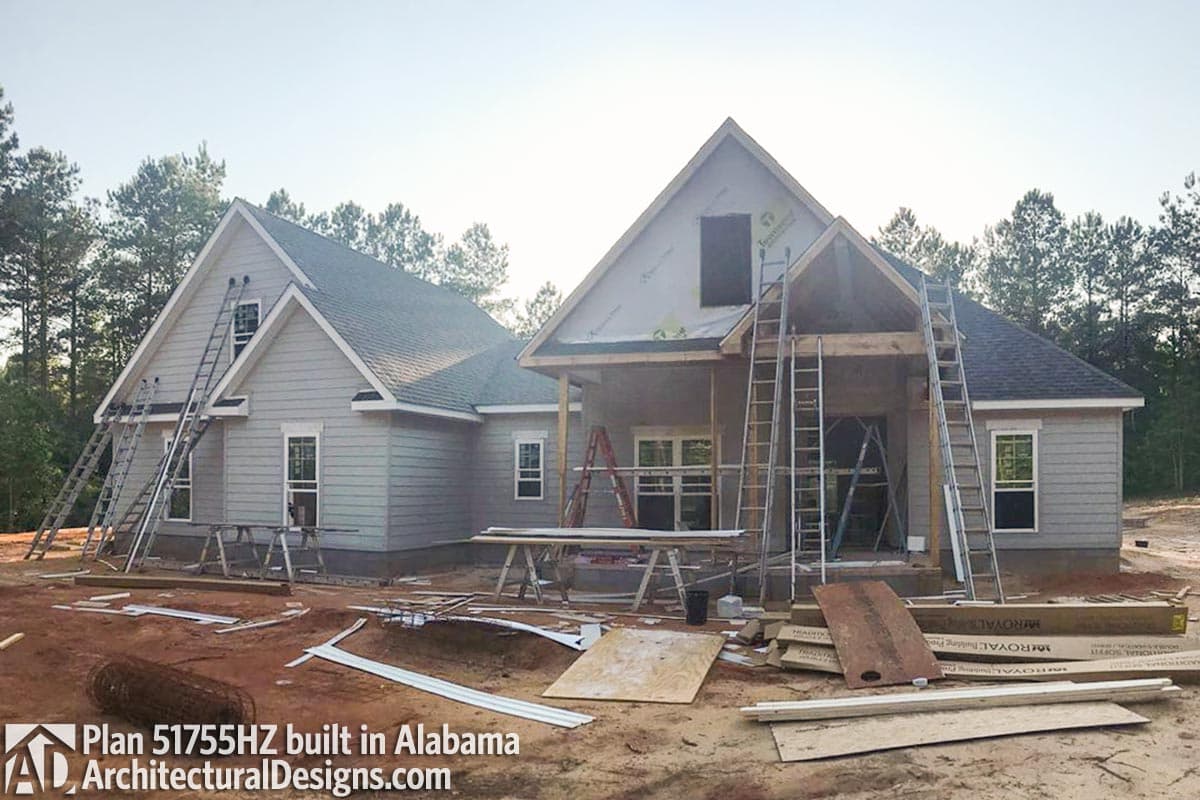 House Plan 51755HZ Comes to Life in Alabama