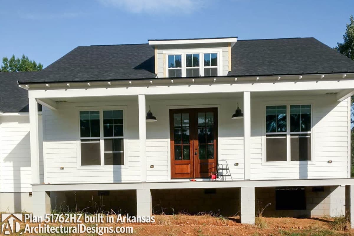 Modern Farmhouse Plan 51762HZ comes to life in Arkansas