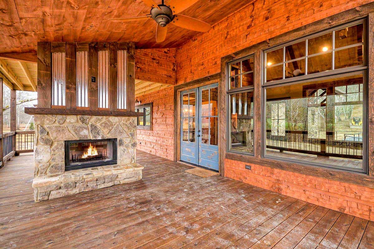 Plan 18837CK: Master-Down Rustic Mountain Getaway