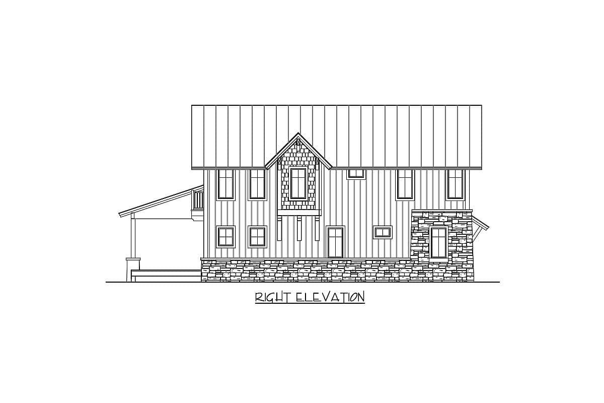 Plan 18837CK: Master-Down Rustic Mountain Getaway