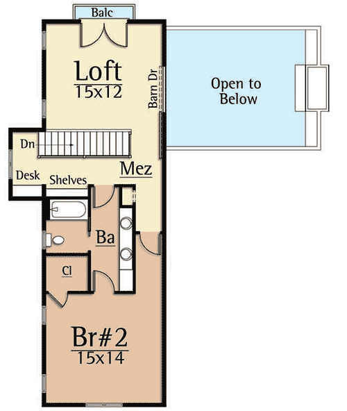 Plan 18837CK: Master-Down Rustic Mountain Getaway