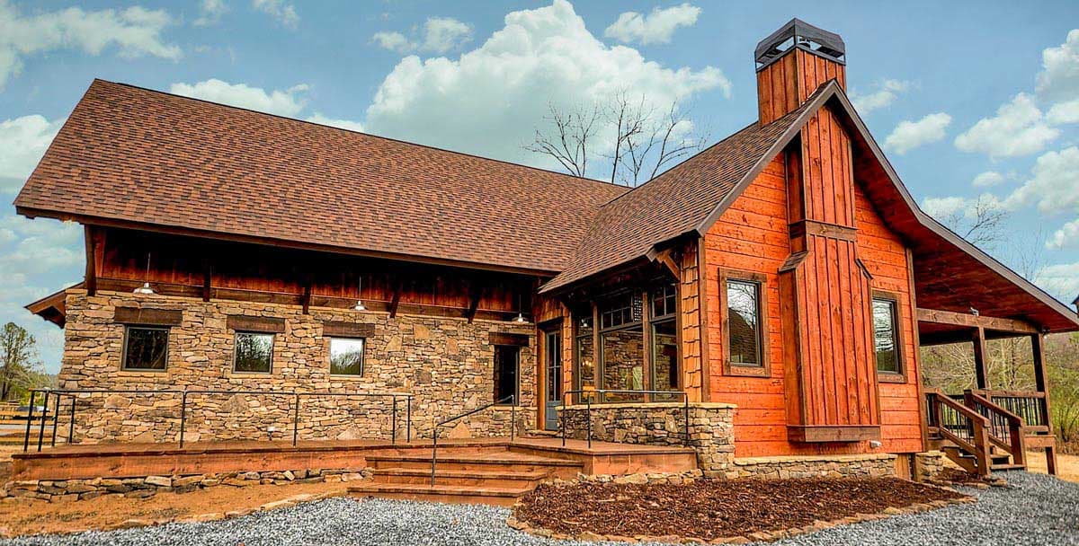 Plan 18837CK: Master-Down Rustic Mountain Getaway