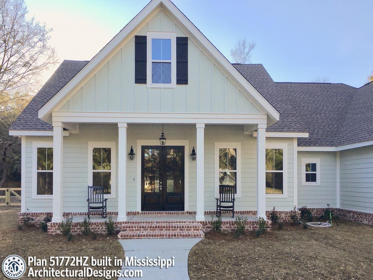 Exclusive House Plan 51772HZ Comes to Life in Mississippi