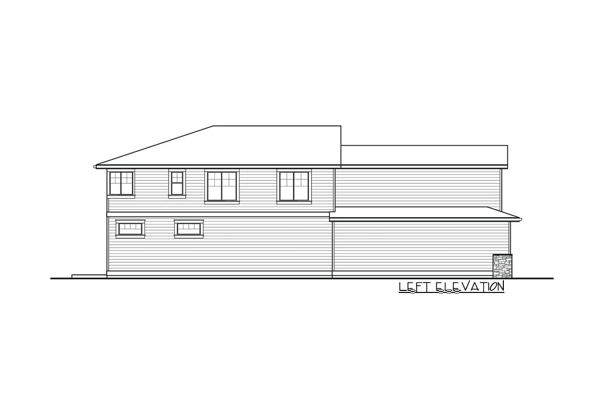 Plan 737007LVL: High End Northwestern House Plan