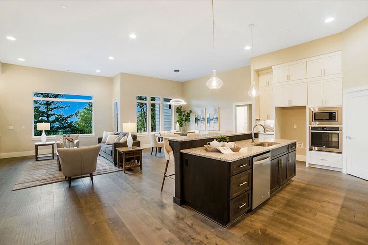 Plan 85247MS: Sun-Filled Exclusive Modern Prairie Home with Casita