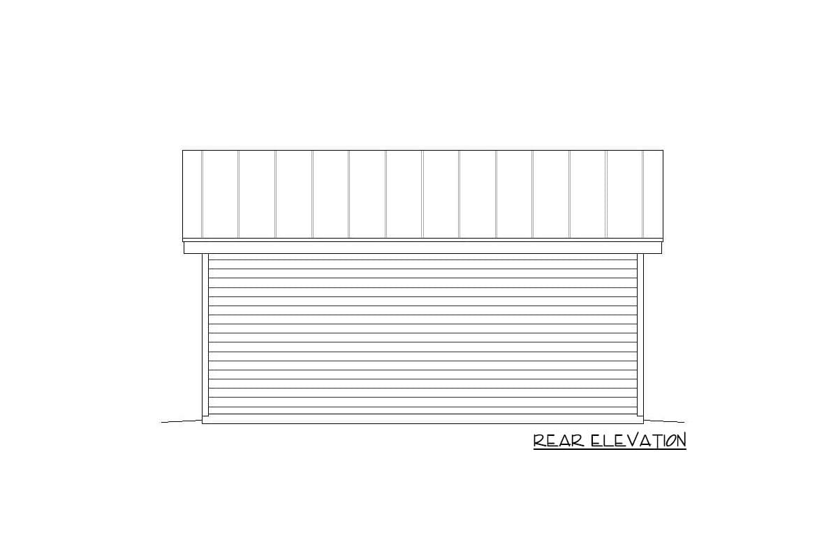 Plan 68594VR: 2-Car Garage with Expanded Footprint