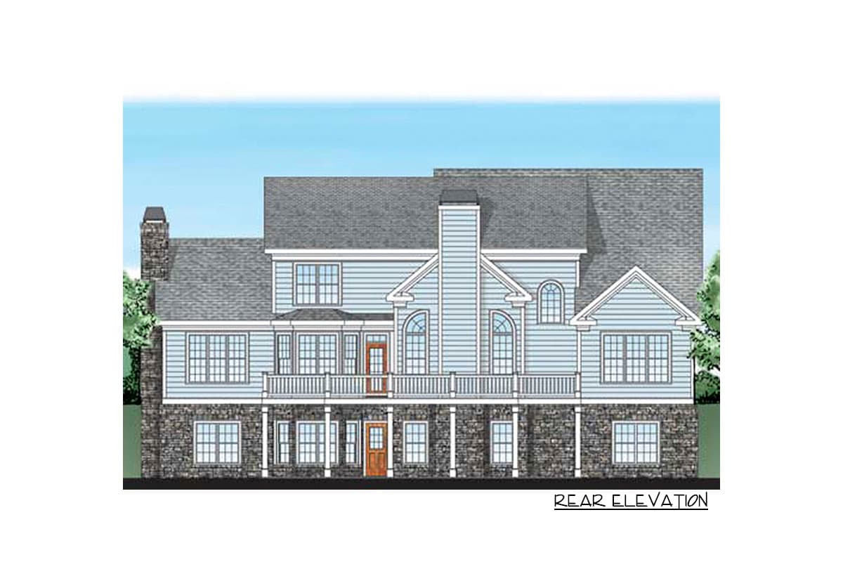 Plan 710231BTZ: 4-Bed House Plan with the Children's Room Upstairs