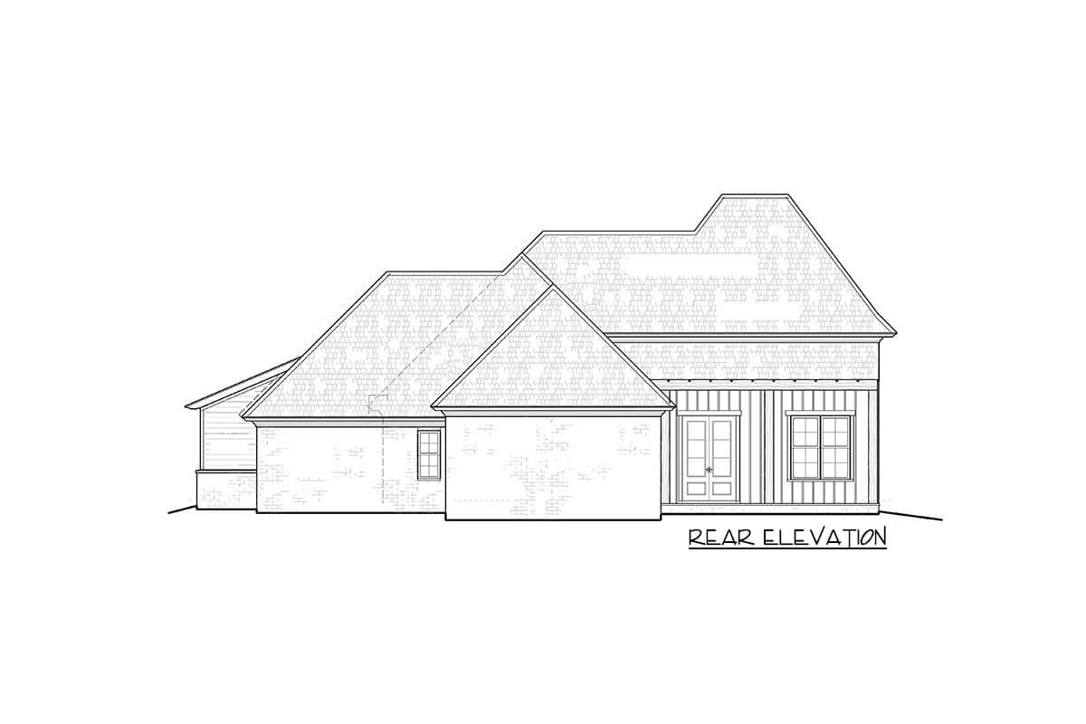 Plan 510089WDY: One-level French Country House Plan with Open Floor Plan