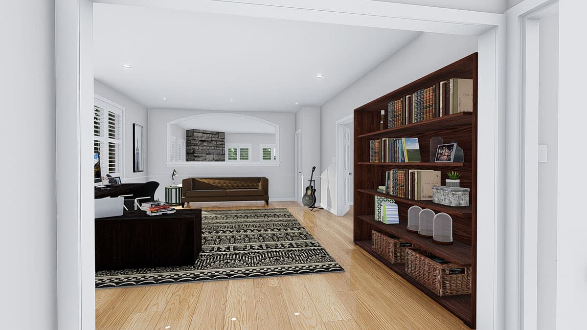 Plan 61350UT: Two-Story Traditional House Plan with Ample Storage Space