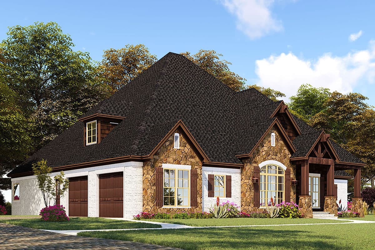 Plan 70652MK: Dramatic House Plan with Vaulted Great Room and Overlook ...