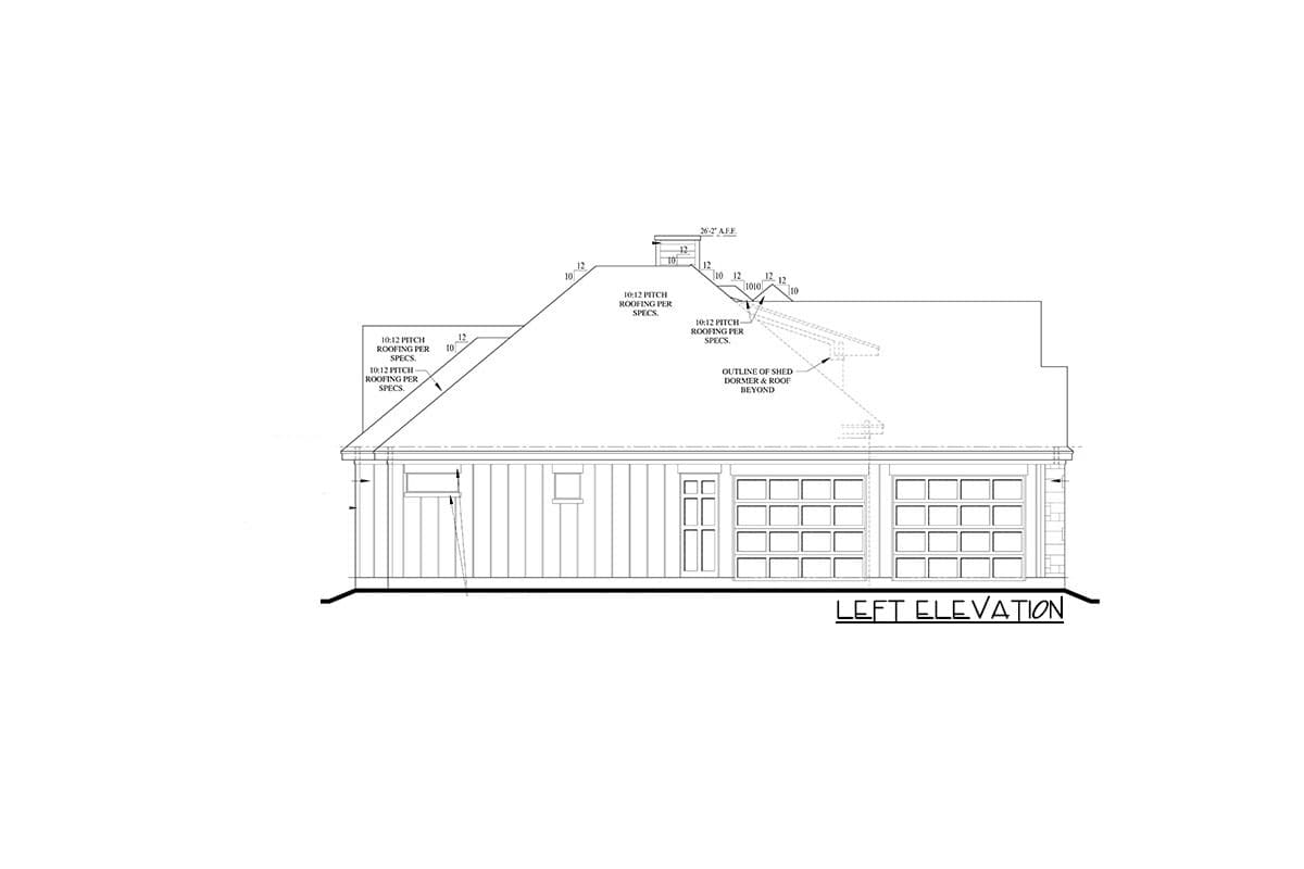 Plan 440002PWL: Exclusive New American Home Plan with Open Living Space