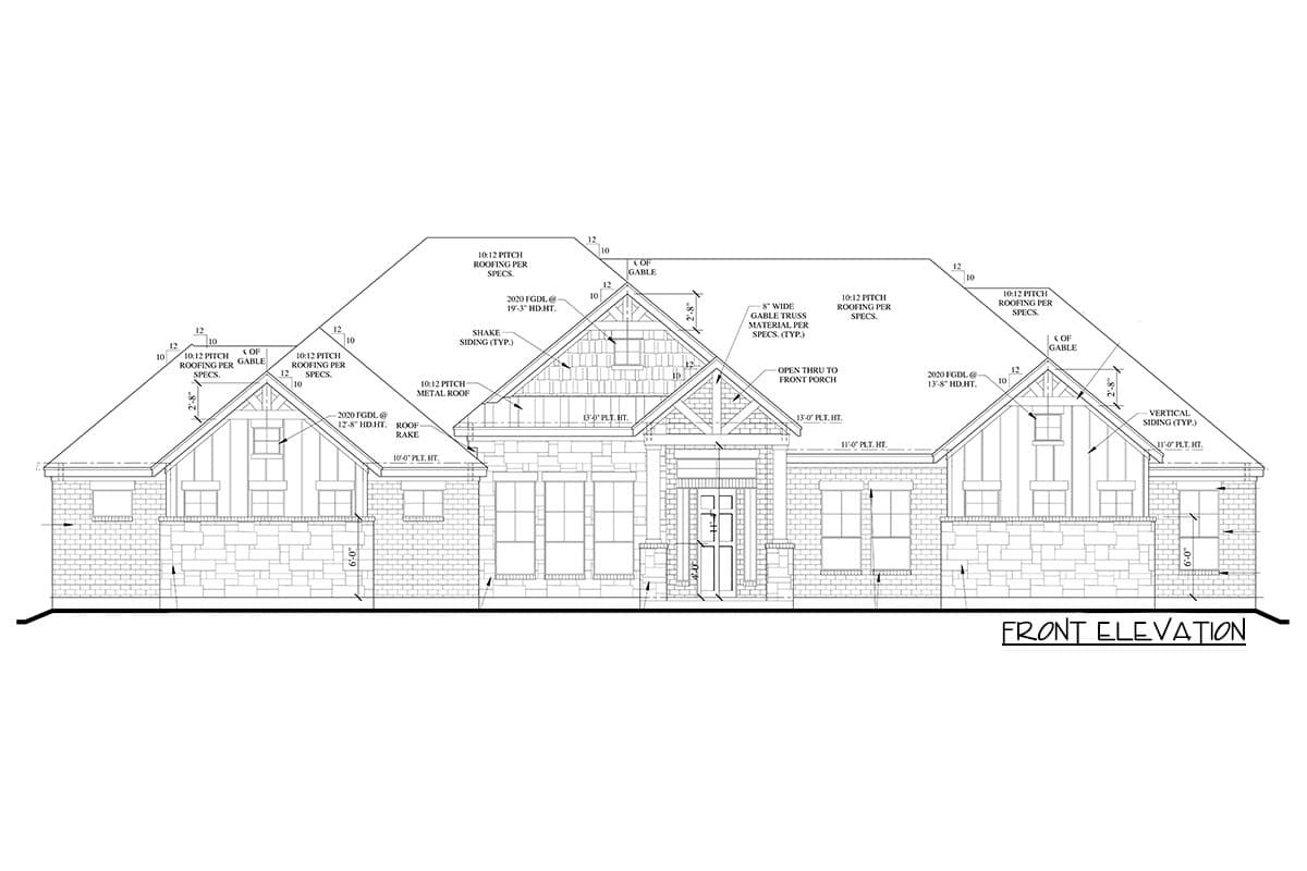 Plan 440005PWL: Exclusive New American Home Plan with Game Room