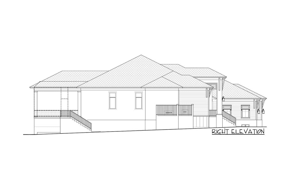 Plan 65636BS: Southern Transitional House Plan with Pool Concept