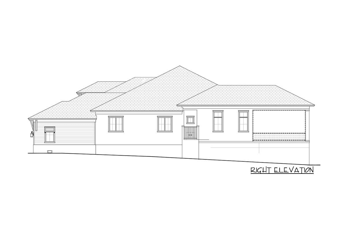 Plan 65636BS: Southern Transitional House Plan with Pool Concept