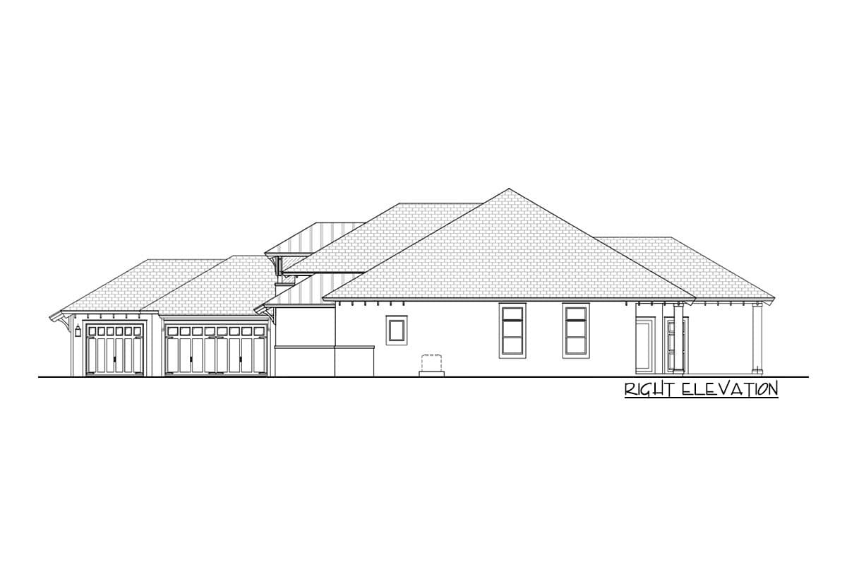 Plan 65681BS: One-level Southern Coastal Home Plan for Indoor Outdoor ...
