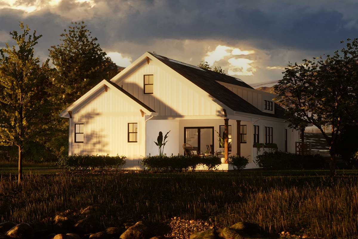 Plan 149009AND: Charming Country Cottage with Vaulted Great Room and ...