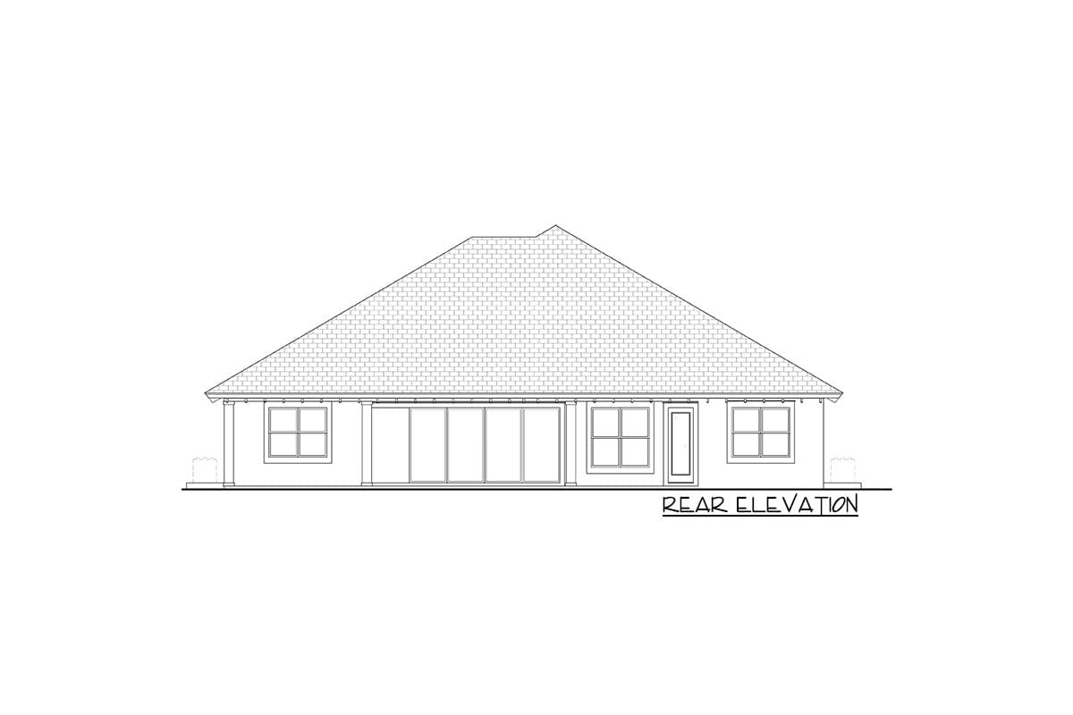 Plan 65705BS: Mediterranean-style Southern House Plan with Study and ...