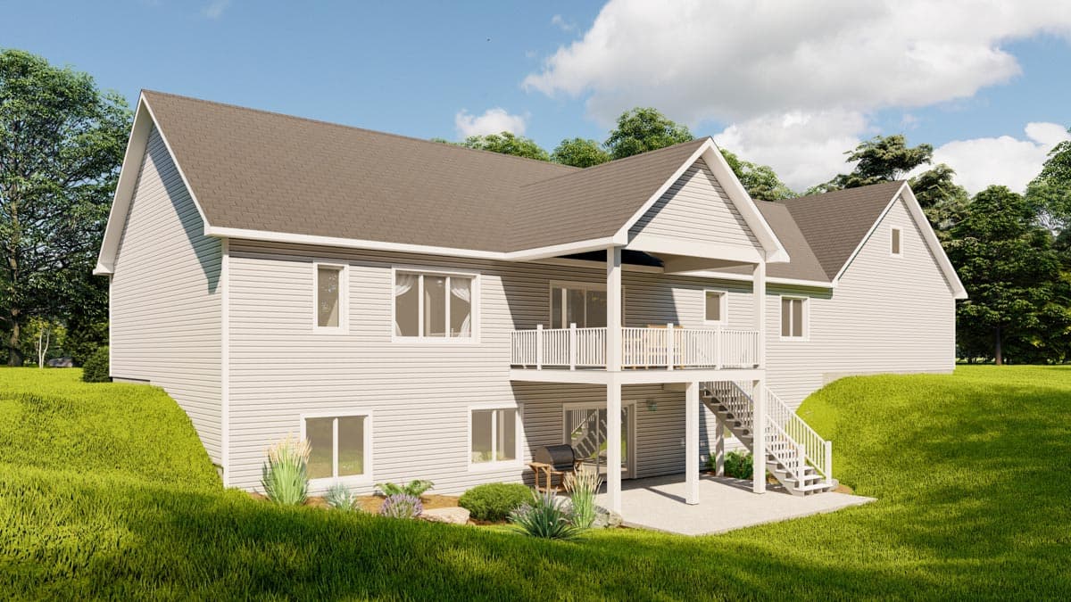 Plan 135088GRA: 4-Bed Craftsman Ranch Plan with Walkout Basement