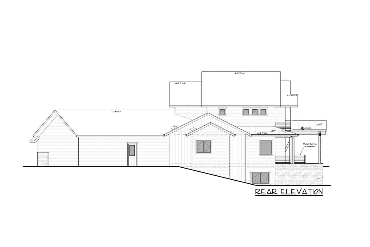 Plan 95151RW: 2-Story Mountain Craftsman with Play Room and Optional ...