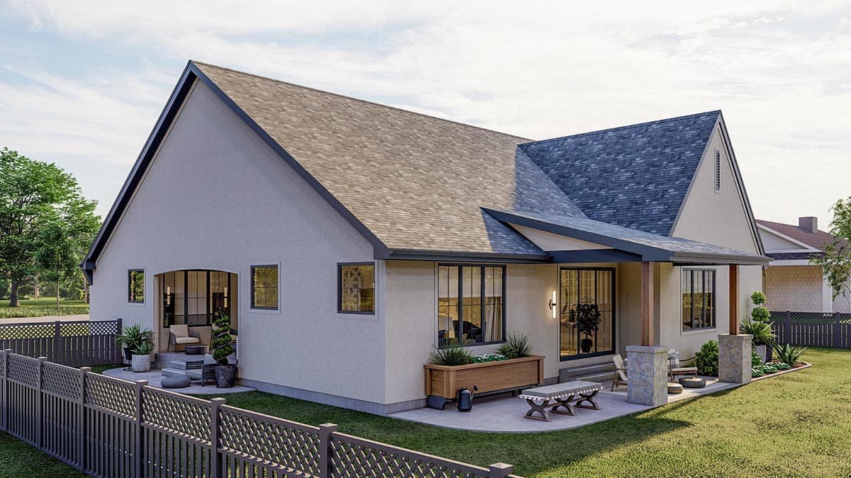 Plan 623108DJ: 1-Story Modern Cottage Ranch House Plan