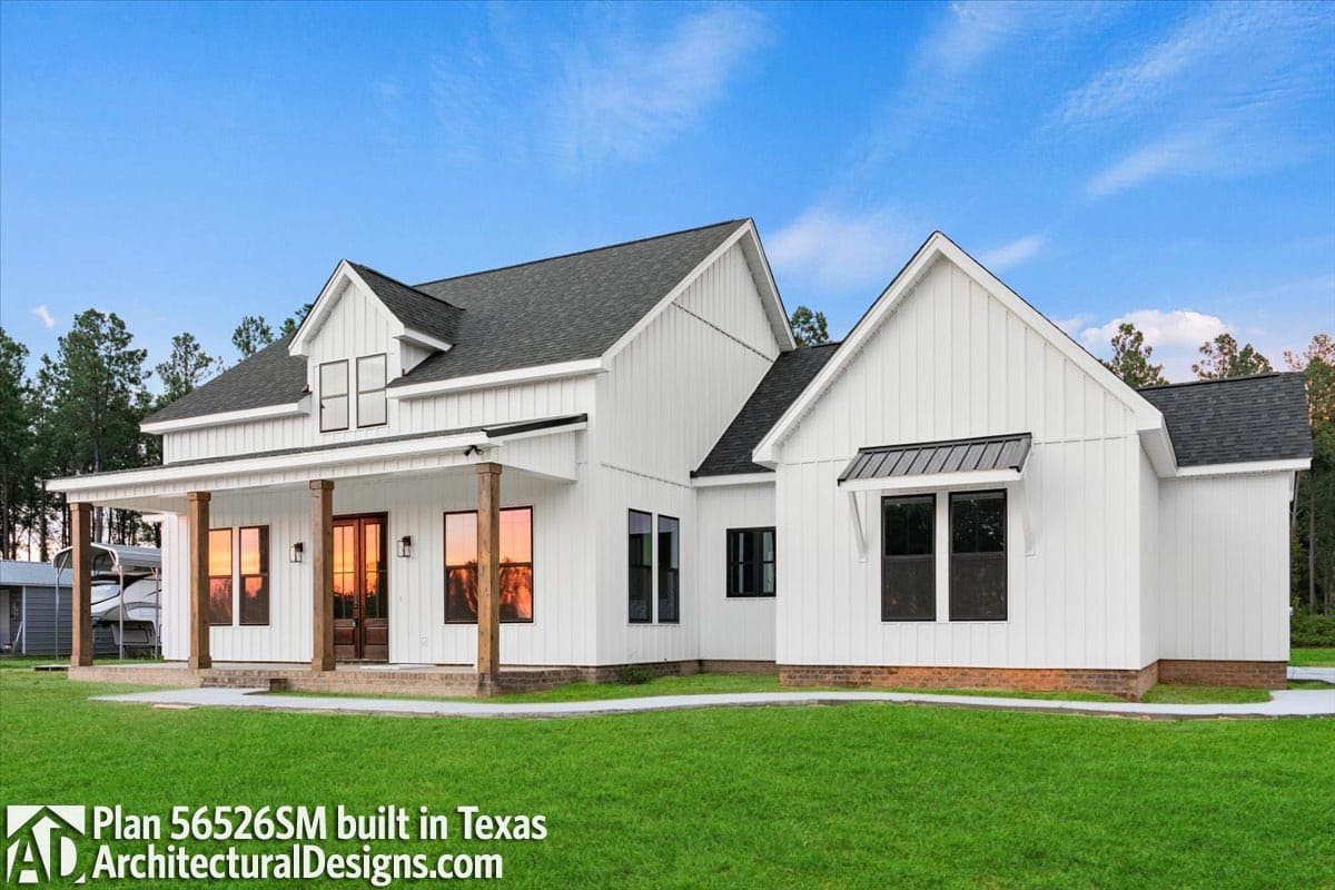 House Plan 56526SM comes to life in Texas!