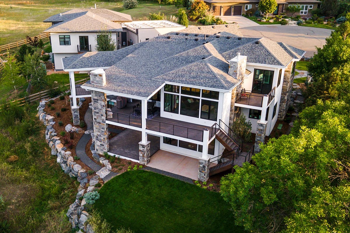 Plan 95179RW: Mountain Craftsman for the Rear Sloping Lot with 2600 Sq ...
