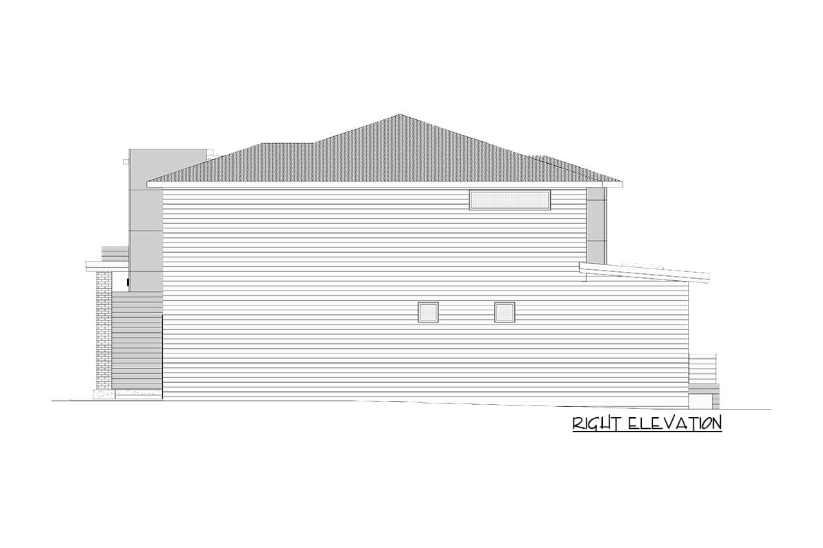 Plan 666190RAF: Mid-Century Modern Home Plan with Bonus Room