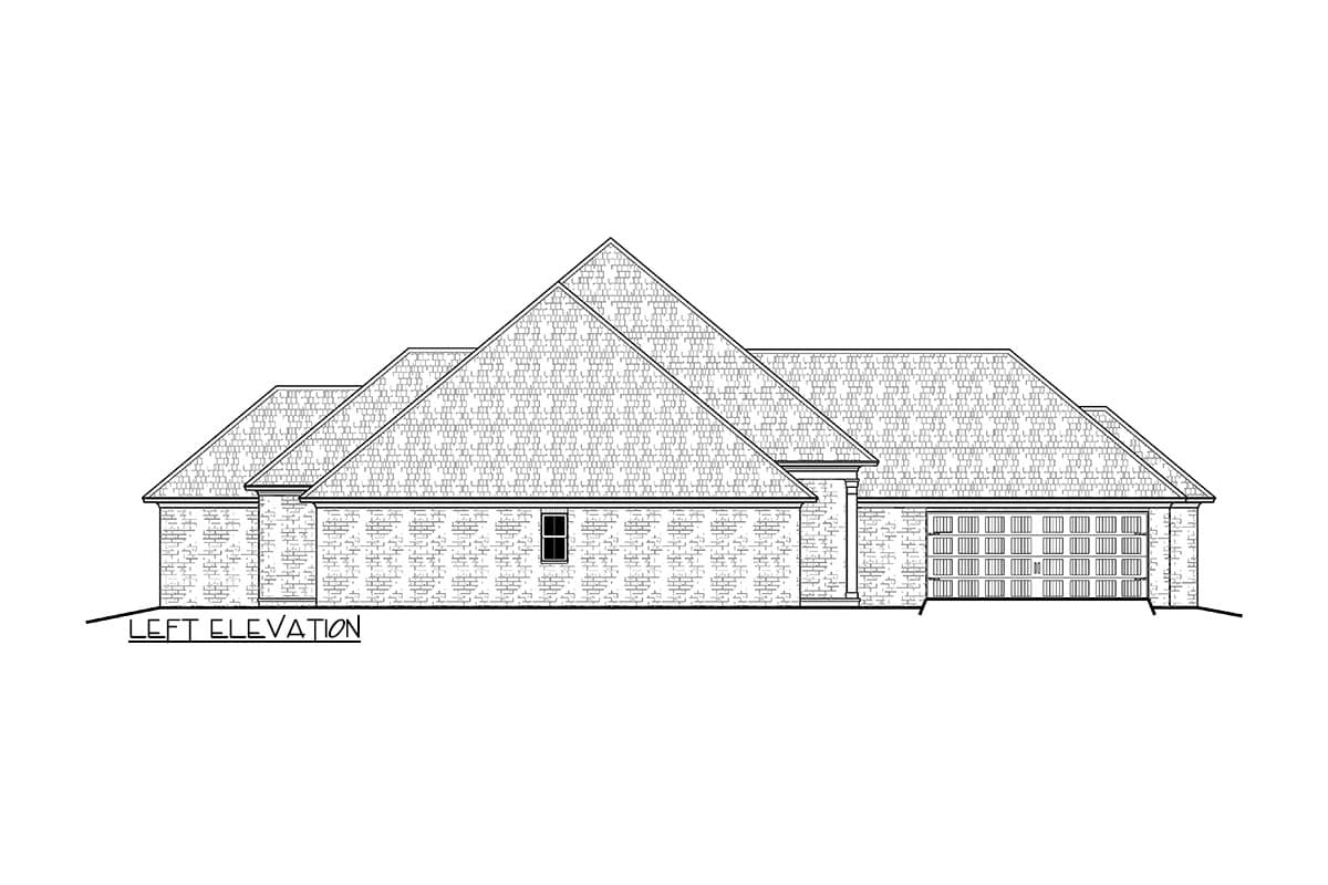 Plan 510241WDY: One-level French Country House Plan with Two Fireplaces