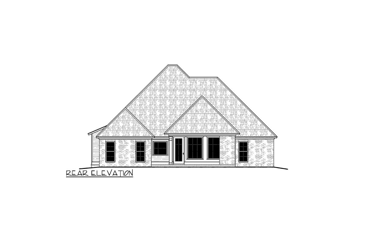 Plan 510241WDY: One-level French Country House Plan with Two Fireplaces