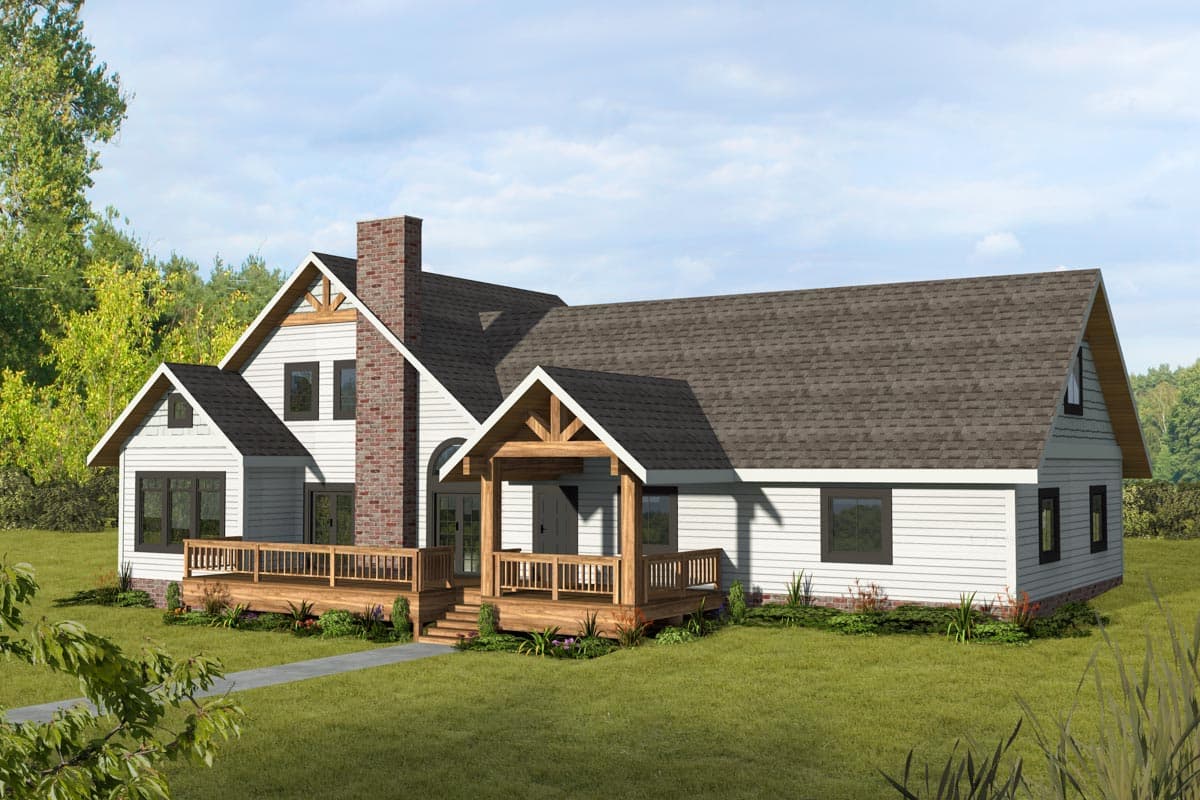Modification Request for Plan 35403GH: L-Shaped Living Space ...
