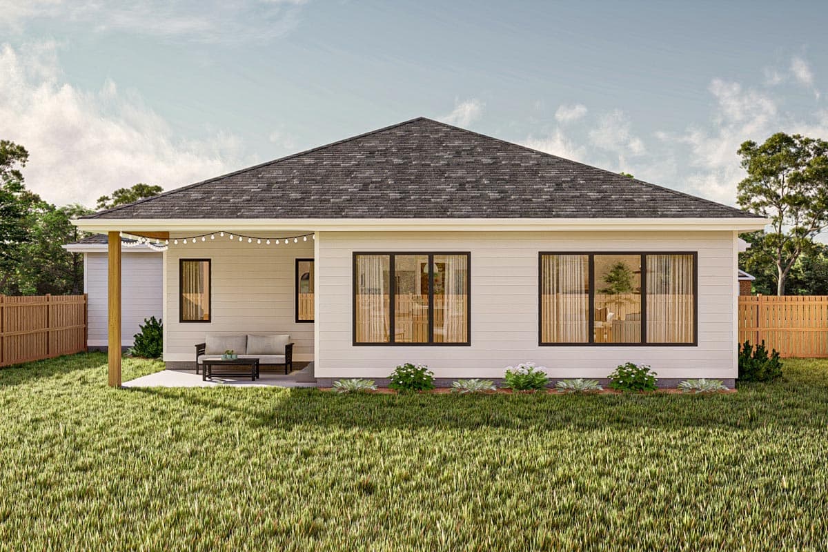 Plan 623287DJ: One-Story Contemporary Farmhouse Plan Under 1750 Square ...