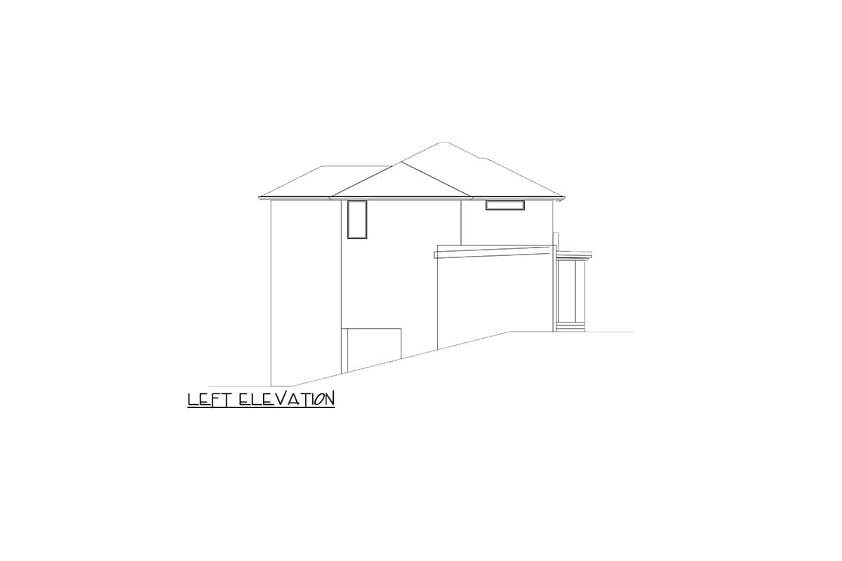 Plan 666249RAF: 5-Bed Modern House Plan with Finished Lower Level ...