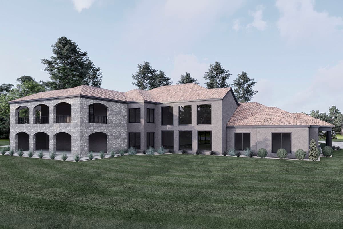 Plan 70877SND: Transitional House Plan with Two Master Suites and Two ...