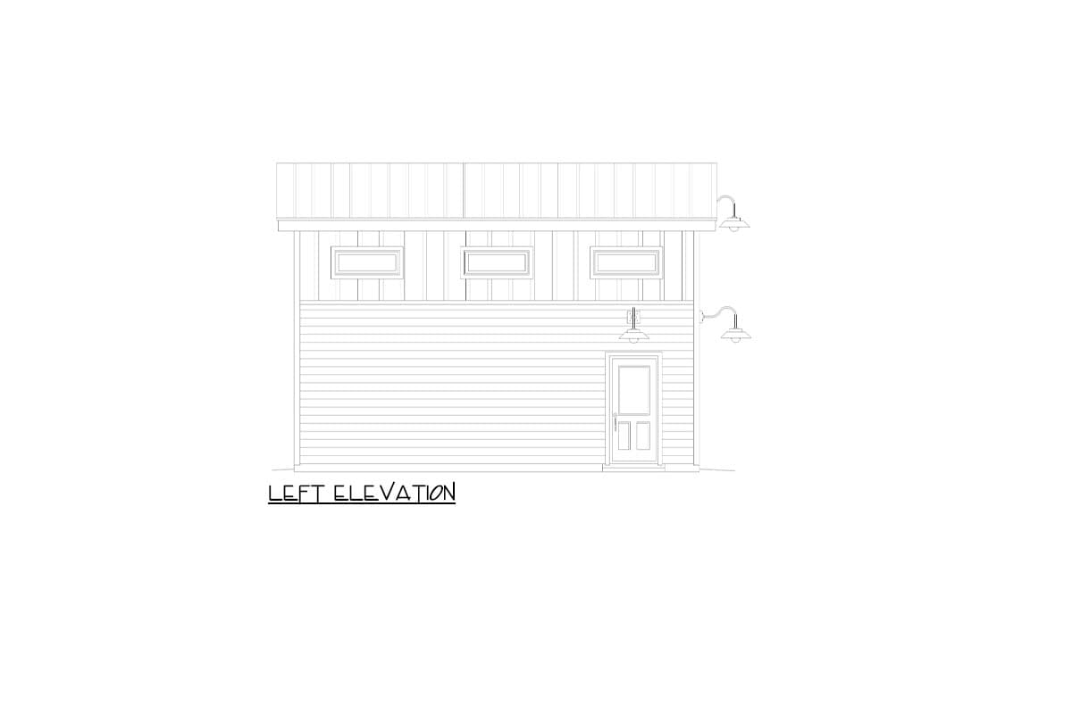 Plan 680270VR: 625 Square Foot Life-Friendly 2-Car Garage with Loft ...